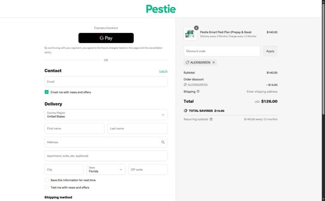 Pestie Promo Codes (6 Verified) - 10% Off Sitewide May 2025