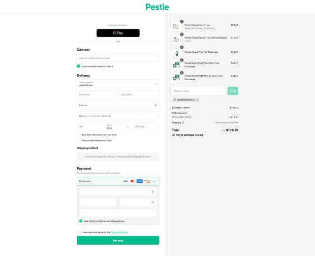 Pestie Promo Codes (7 Verified) - 10% Off Sitewide Jul 2025