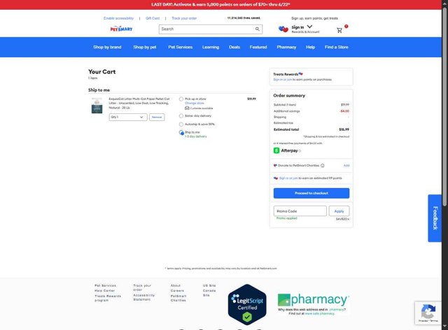PetSmart Discount Codes - $20 Off (1 Verified) Aug 2025