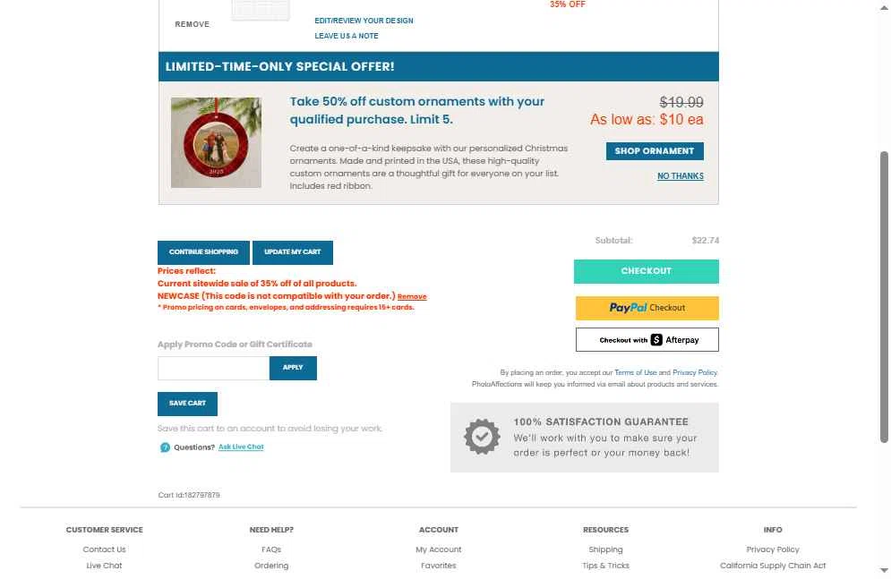 PhotoAffections Promo Code - 35% Off (Verified) Apr 2026