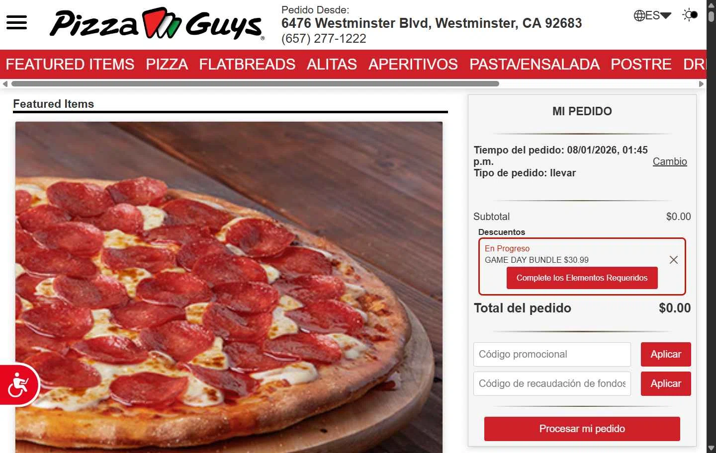 Pizza Guys Promo Codes - $5 Off (5 Verified) Mar 2026