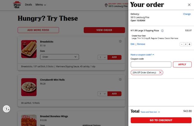 Pizza Hut Promo Codes (2 Verified) - 20% Off w/Code Jul 2025