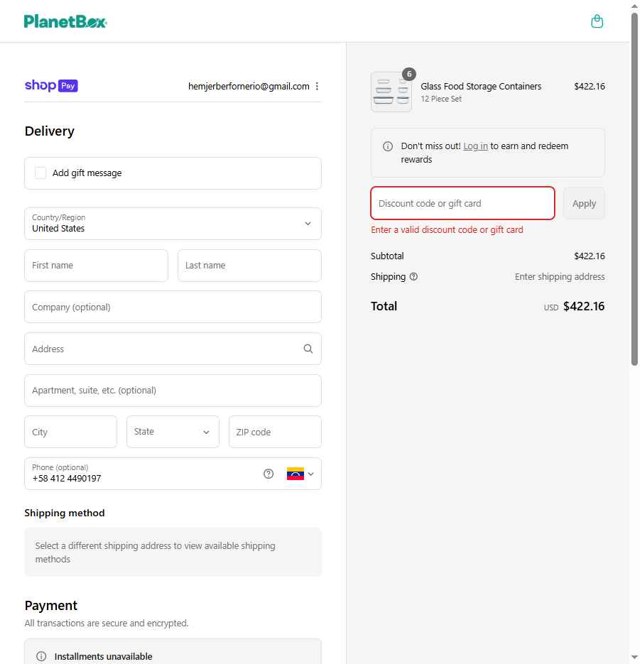 PlanetBox Promo Codes (1 Verified) - 15% Off w/Code Sep 2025