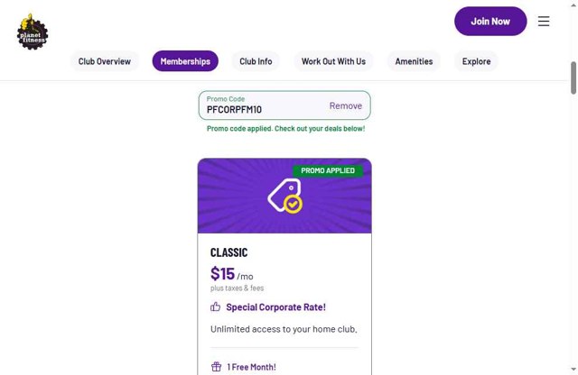 Planet Fitness Promo Codes (7 Verified) - w/Code Mar 2025