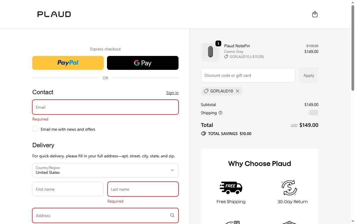 Plaud.ai Discount Codes - 15% Off (4 Verified) Oct 2025