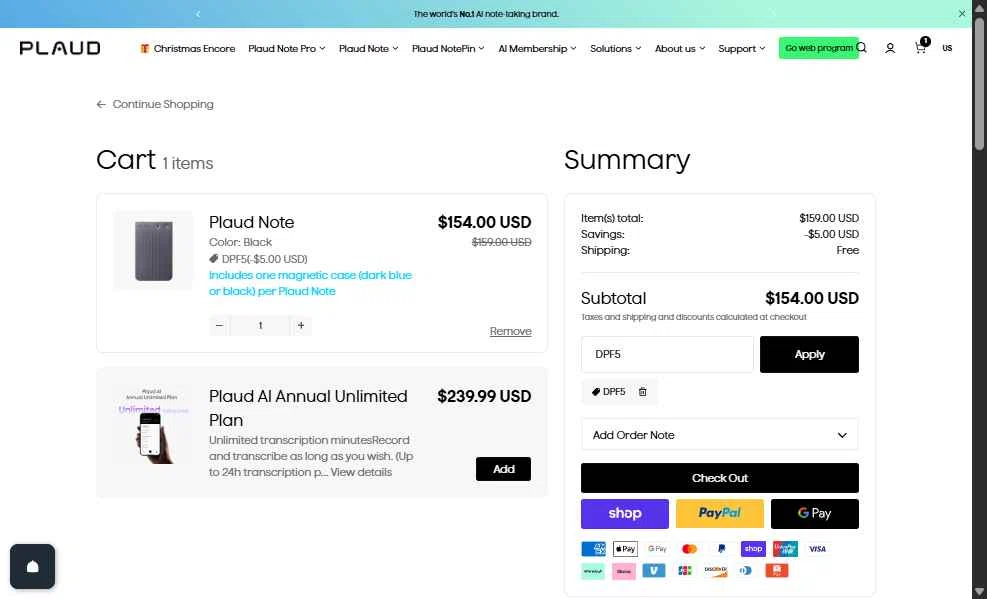 Plaud.ai Promo Codes - $10 Off (4 Verified) Jan 2026