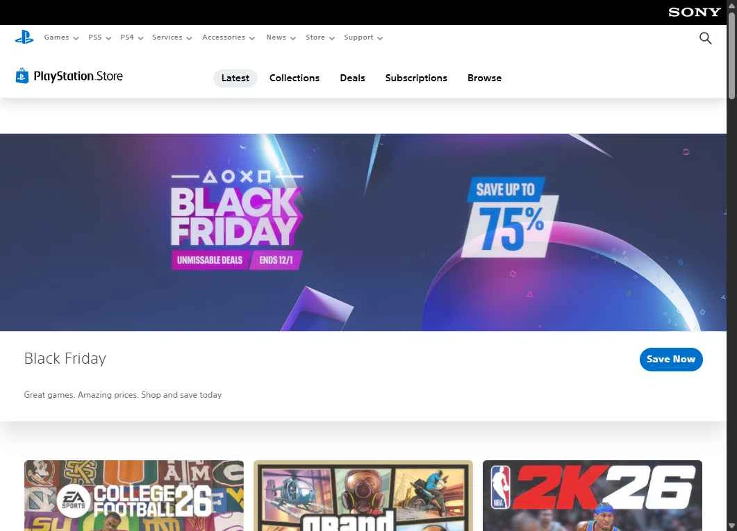 PlayStation Store Promo Code - 50% Off December 2025