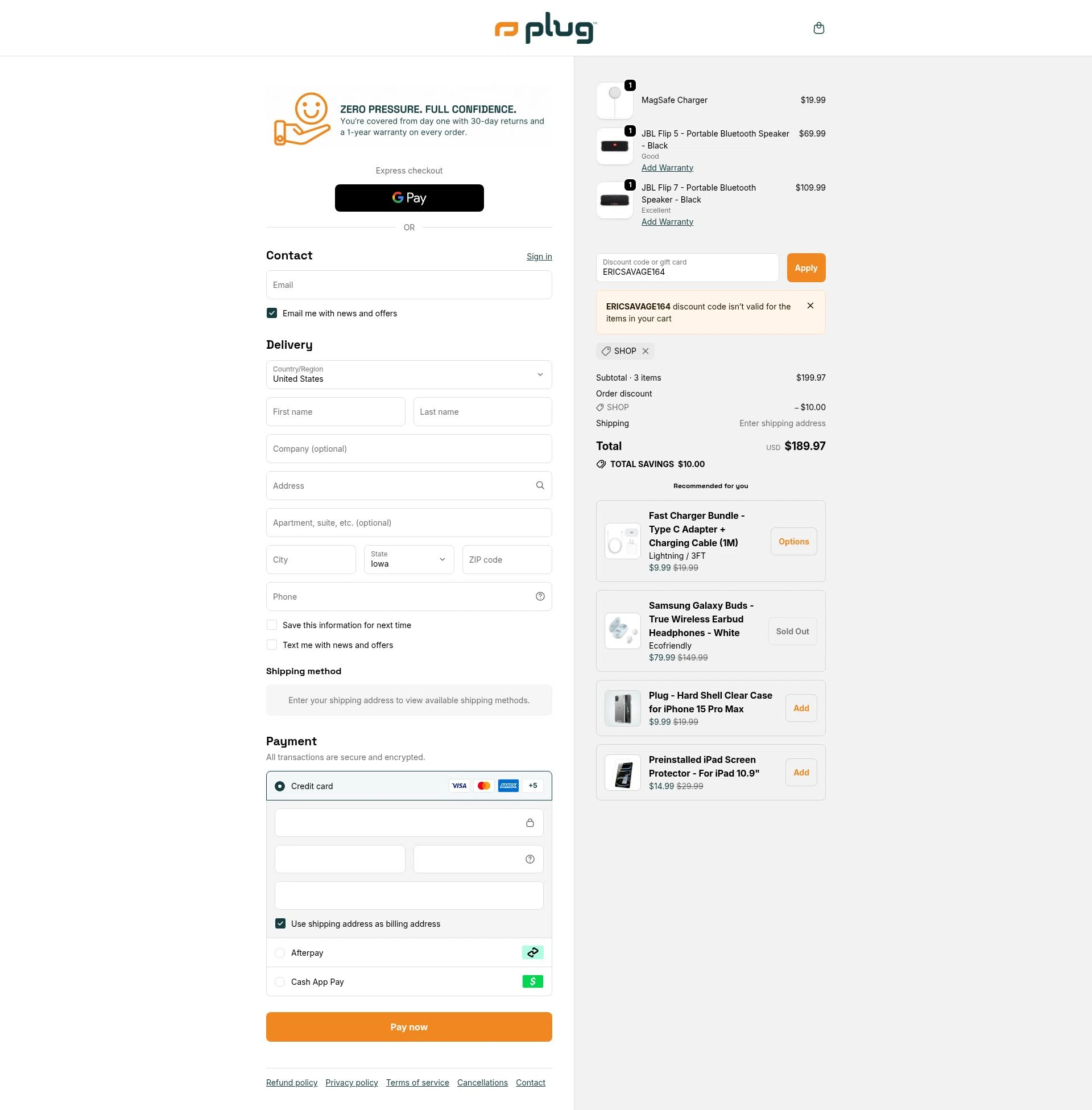 Plug Tech Promo Codes - $10 Off (30 Verified) Nov 2025