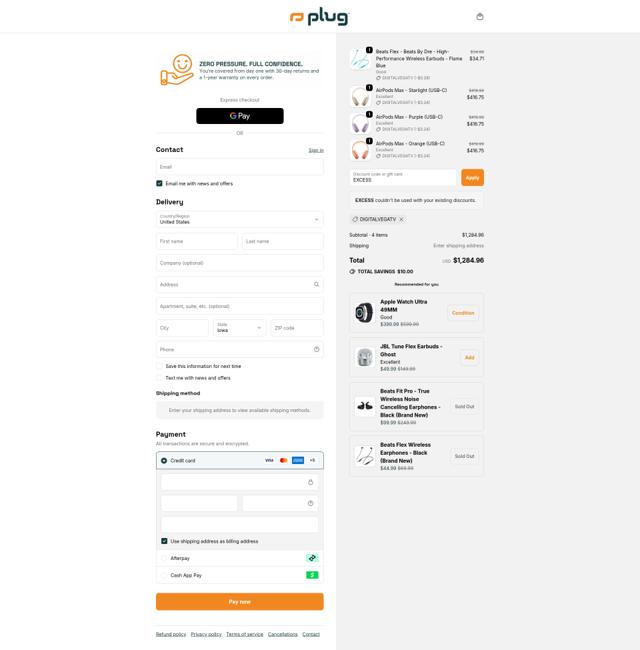 Plug Tech Promo Codes - $10 Off (27 Verified) Oct 2025