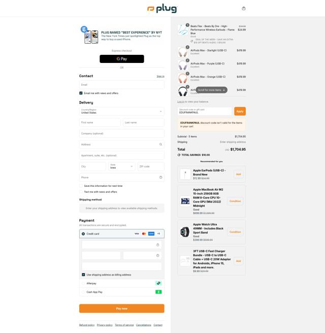 Plug Tech Promo Codes - $10 Off (27 Verified) Sep 2025