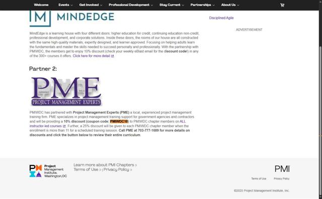 PMI Promo Codes (2 Verified) - 10% Off w/Code Oct 2025