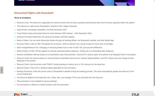 PMI Promo Codes (3 Verified) - 15% Off w/Code Jul 2025