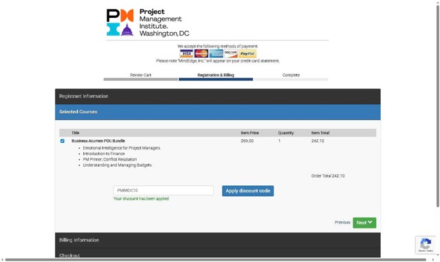 PMI Promo Codes (3 Verified) - 15% Off w/Code Jul 2025