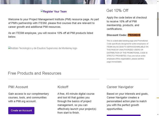 PMI Promo Codes (2 Verified) - 10% Off w/Code Sep 2025