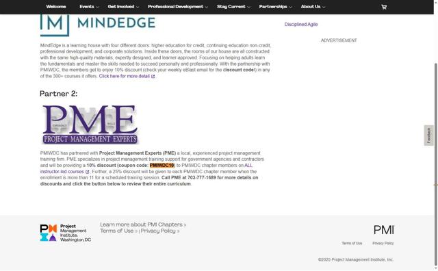 PMI Promo Codes (2 Verified) - 10% Off w/Code Sep 2025