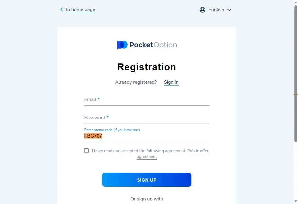 Pocket Option Promo Codes - 60% Off (2 Verified) Mar 2026