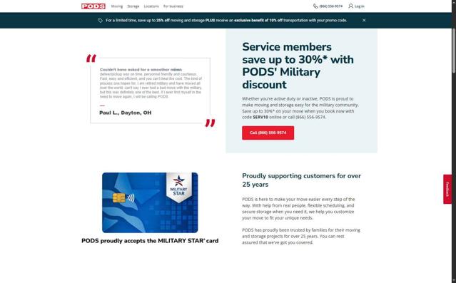 PODS Discount Codes - 10% Off (6 Verified) Oct 2025