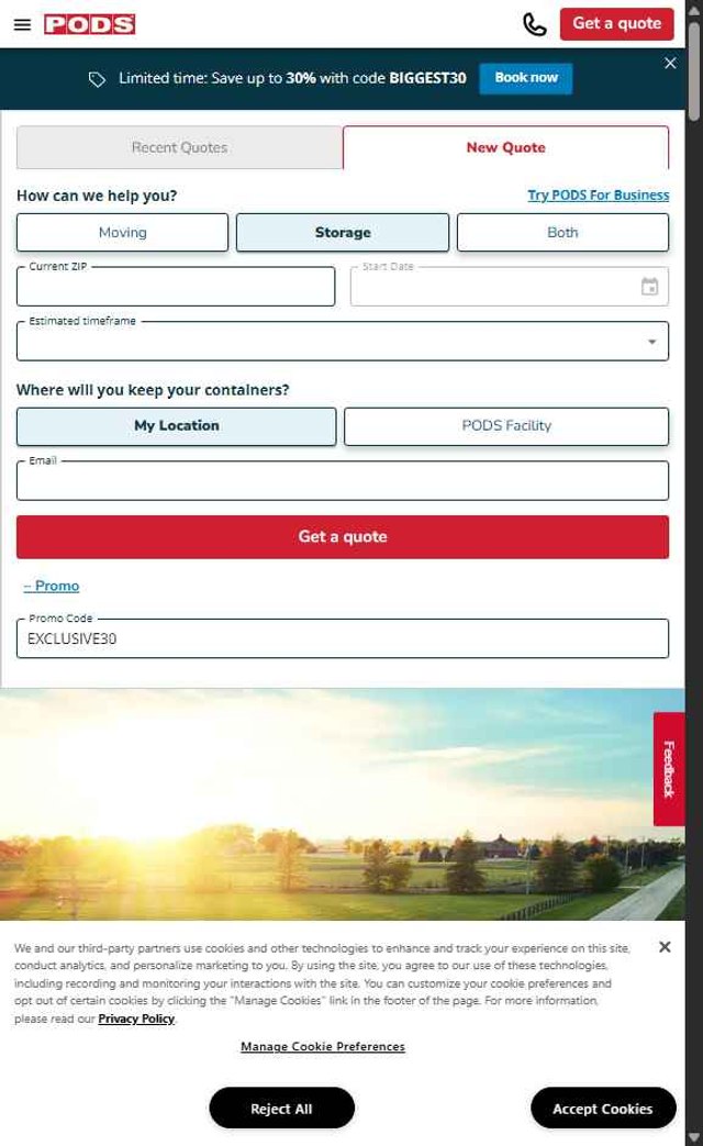 PODS Discount Codes - 25% Off (3 Verified) Aug 2025