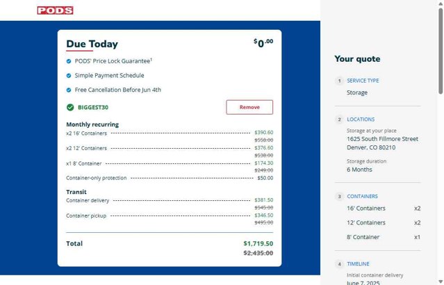 PODS Discount Codes - 25% Off (3 Verified) Jul 2025