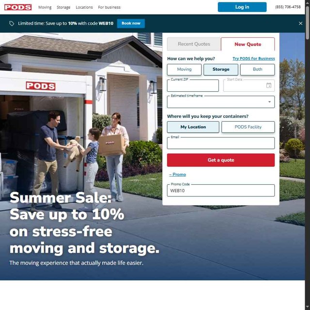 PODS Discount Codes - 30% Off (5 Verified) Sep 2025