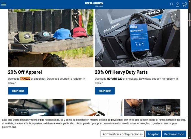 Polaris Discount Codes - 20% Off (3 Verified) Sep 2025