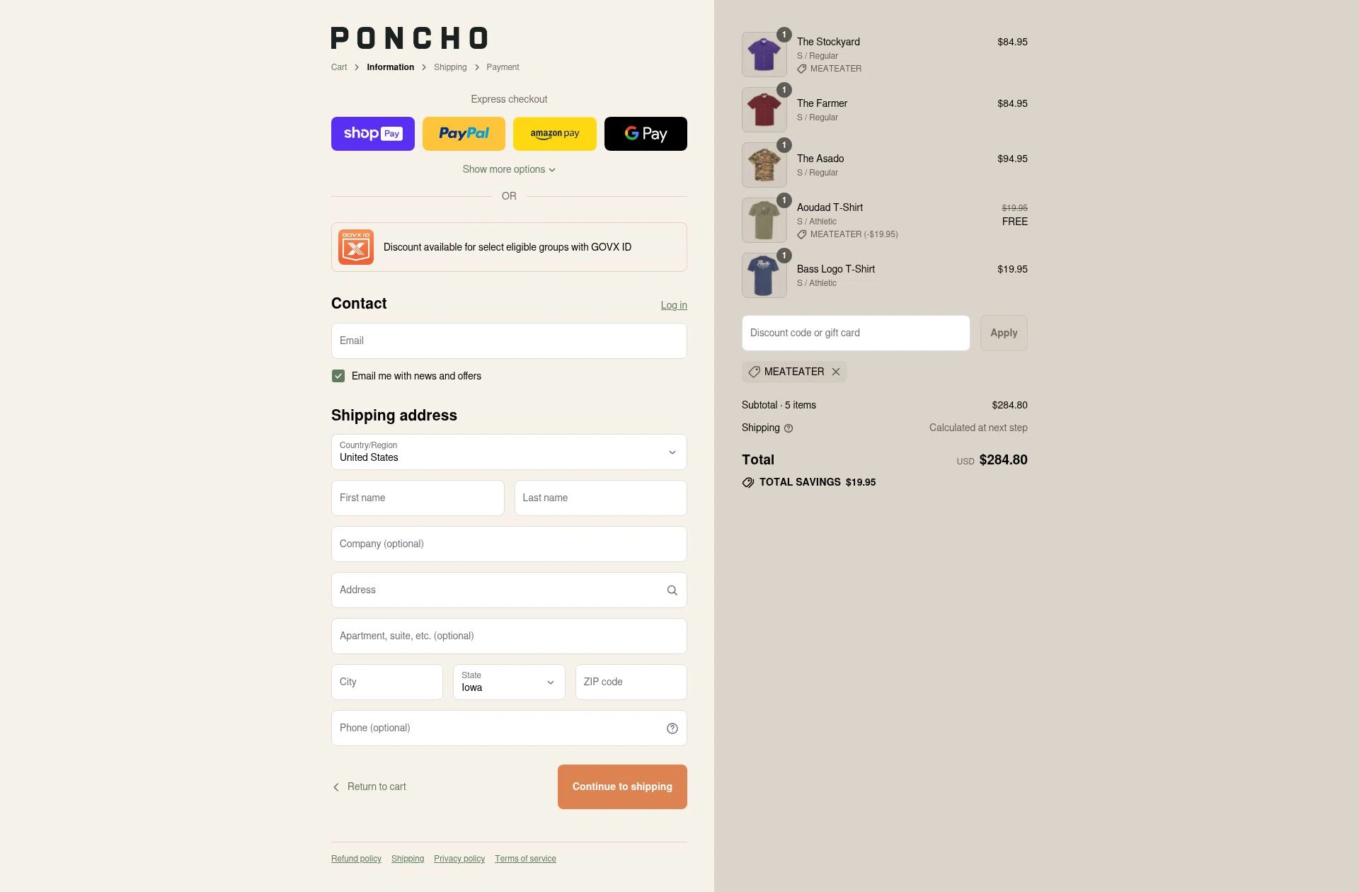 Poncho Outdoors Promo Codes - 10% Off Coupons Dec 2025