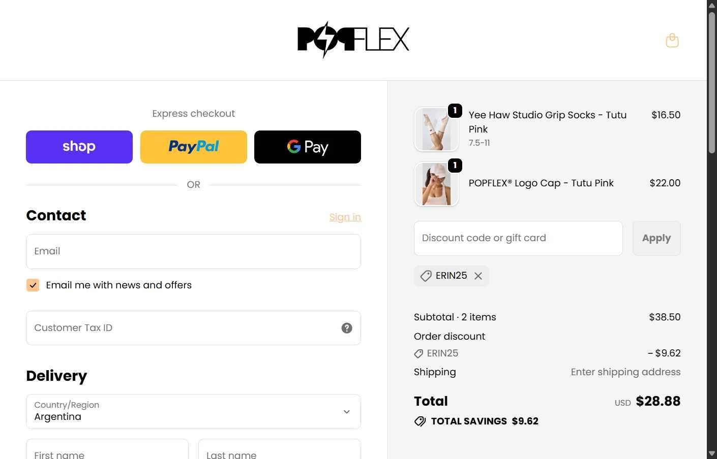 Popflex Active Promo Codes - 25% Off (Verified) June 2026