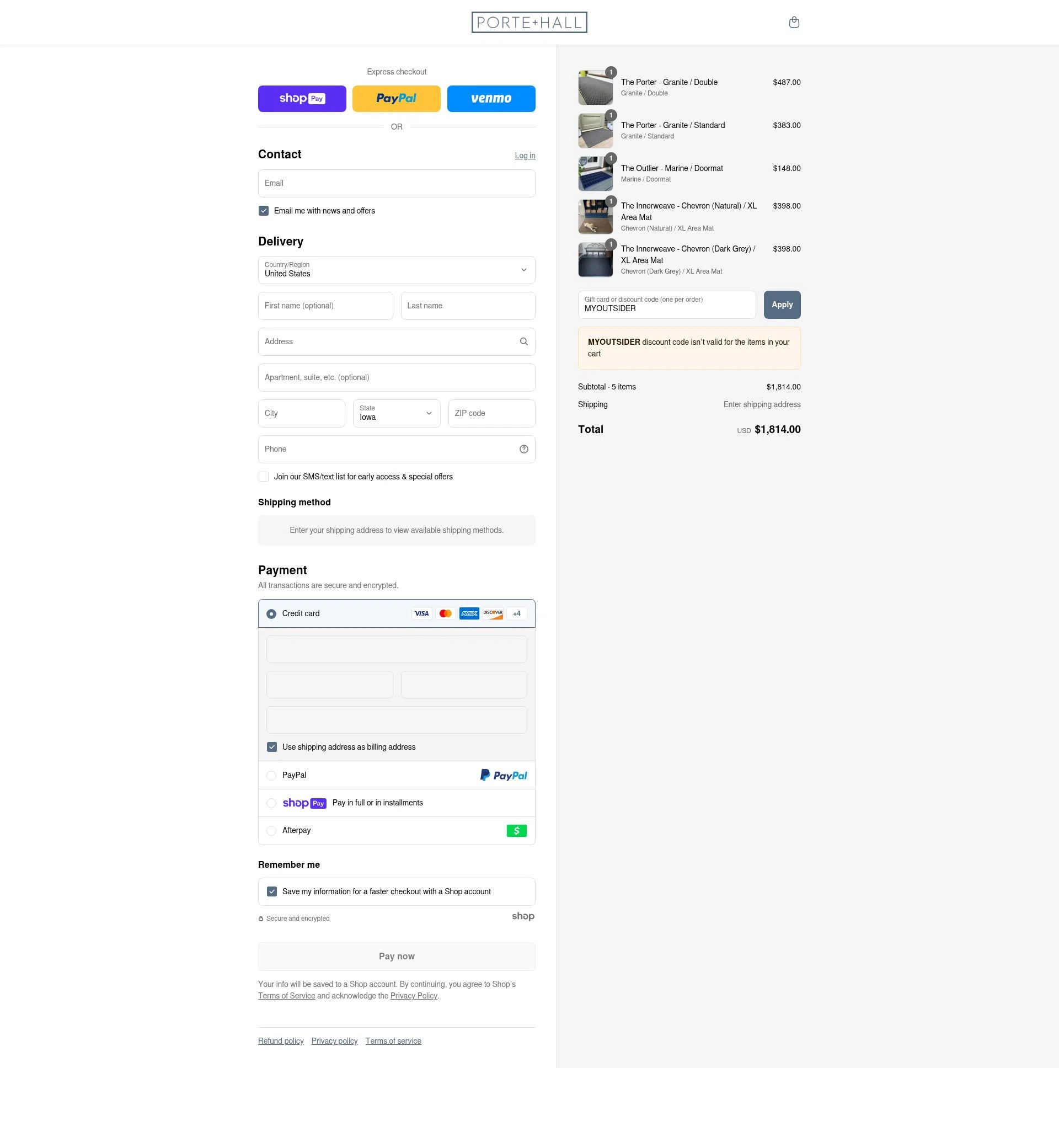 Porte + Hall Promo Codes - 15% Off (1 Verified) Dec 2025
