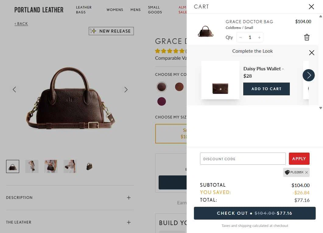 Portland Leather Goods Promo Code - 25% Off Nov 2025