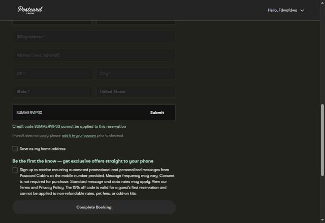 Postcard Cabins Promo Codes - 15% Off Jul 2025