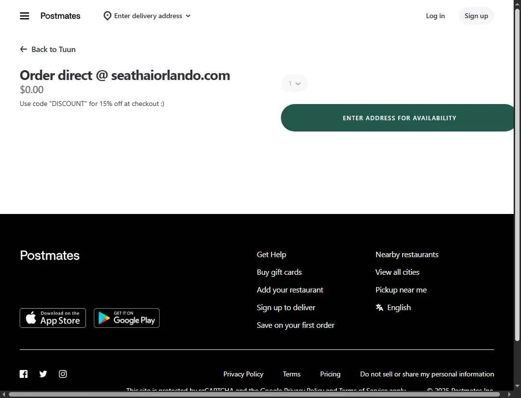 Postmates Promo Codes - $15 Off Coupons Dec 2025