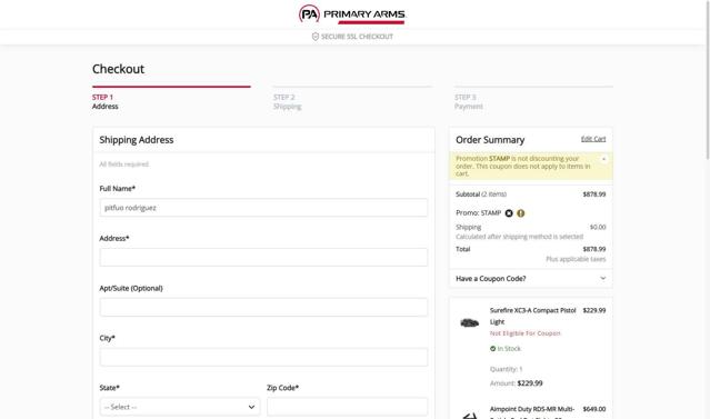 Primary Arms Promo Codes (4 Verified) - $200 Off Oct 2025