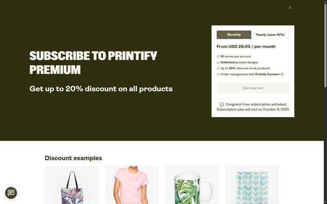 Printify Promo Codes (2 Verified) - 20% Off w/Code Oct 2025