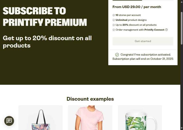 Printify Promo Codes (2 Verified) - 20% Off w/Code Oct 2025