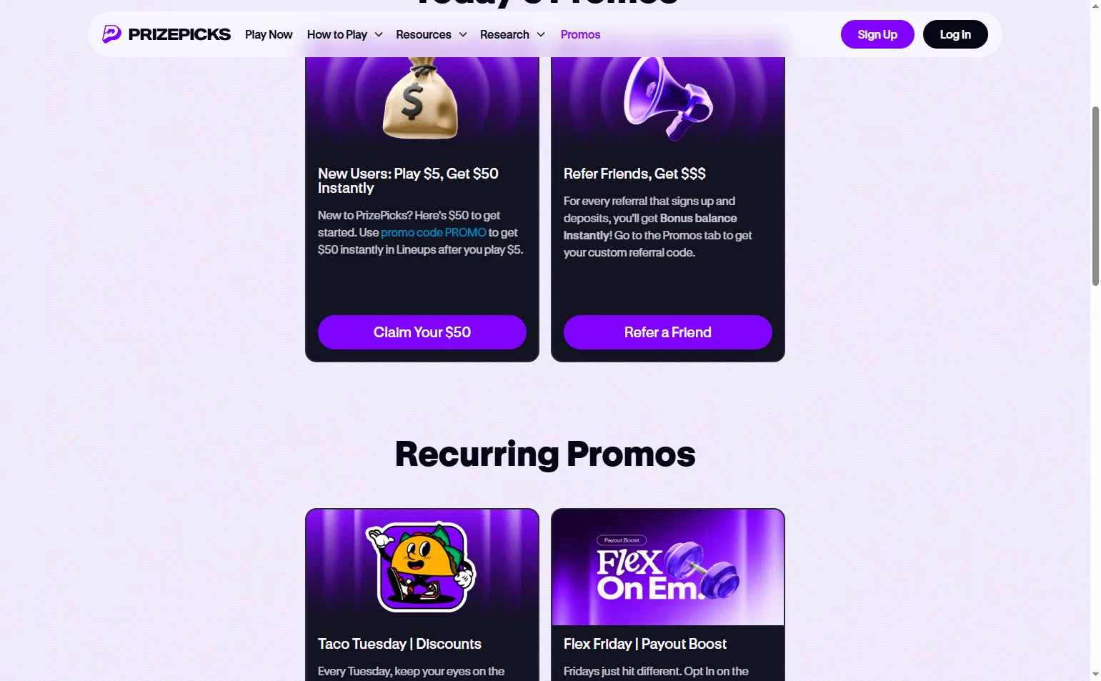 PrizePicks Promo Codes - $50 Off (4 Verified) Dec 2025