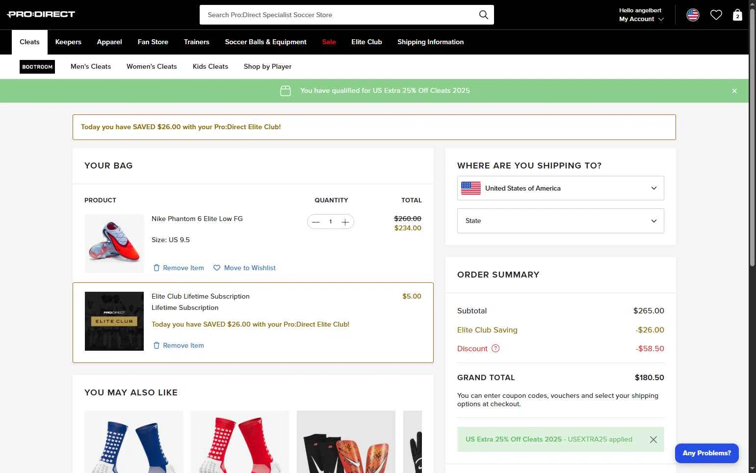 Pro Direct Soccer US Promo Codes - 10% Off Mar 2026