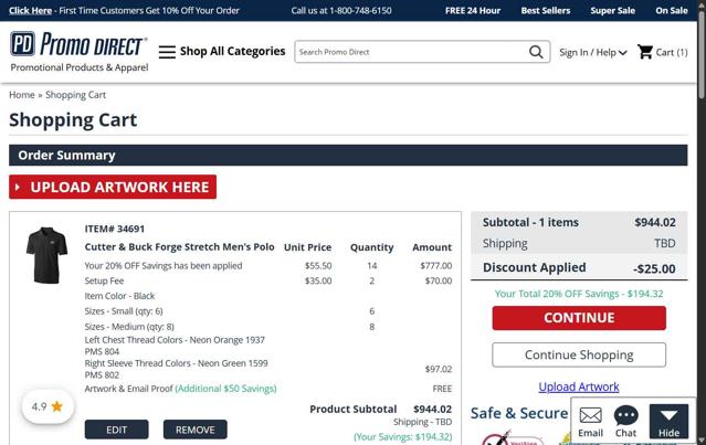 Promo Direct Promo Codes - $25 Off (Verified) Oct 2025