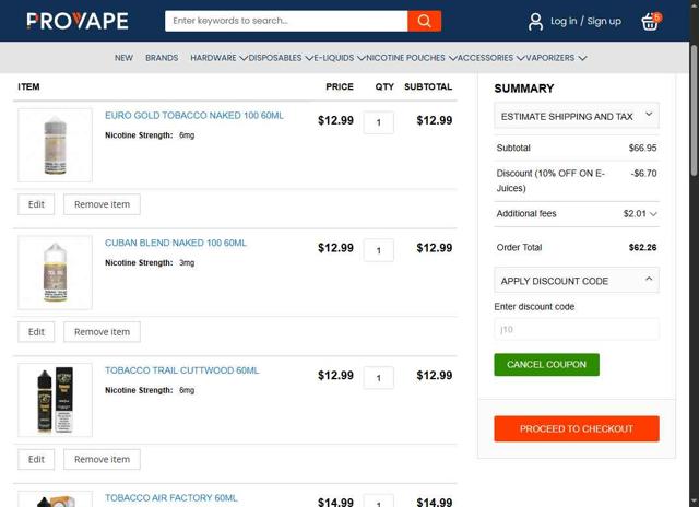 ProVape Promo Codes (11 Verified) - $10 Off w/Code Oct 2025