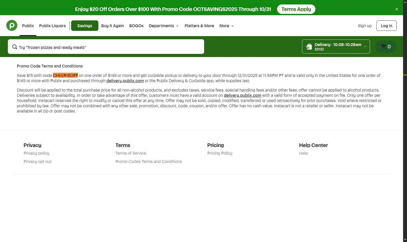 Publix Promo Codes - $15 Off (1 Verified) Jan 2026