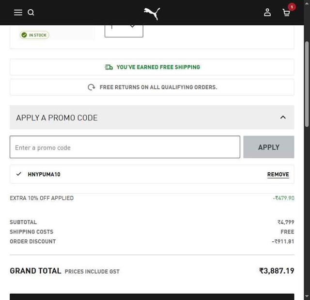 Puma Discount Codes - 10% Off (3 Verified) Sep 2025