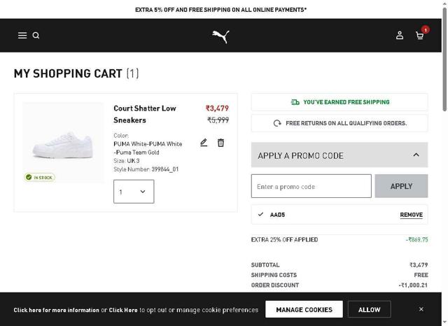 Puma Discount Codes - 5% Off (2 Verified) Oct 2025