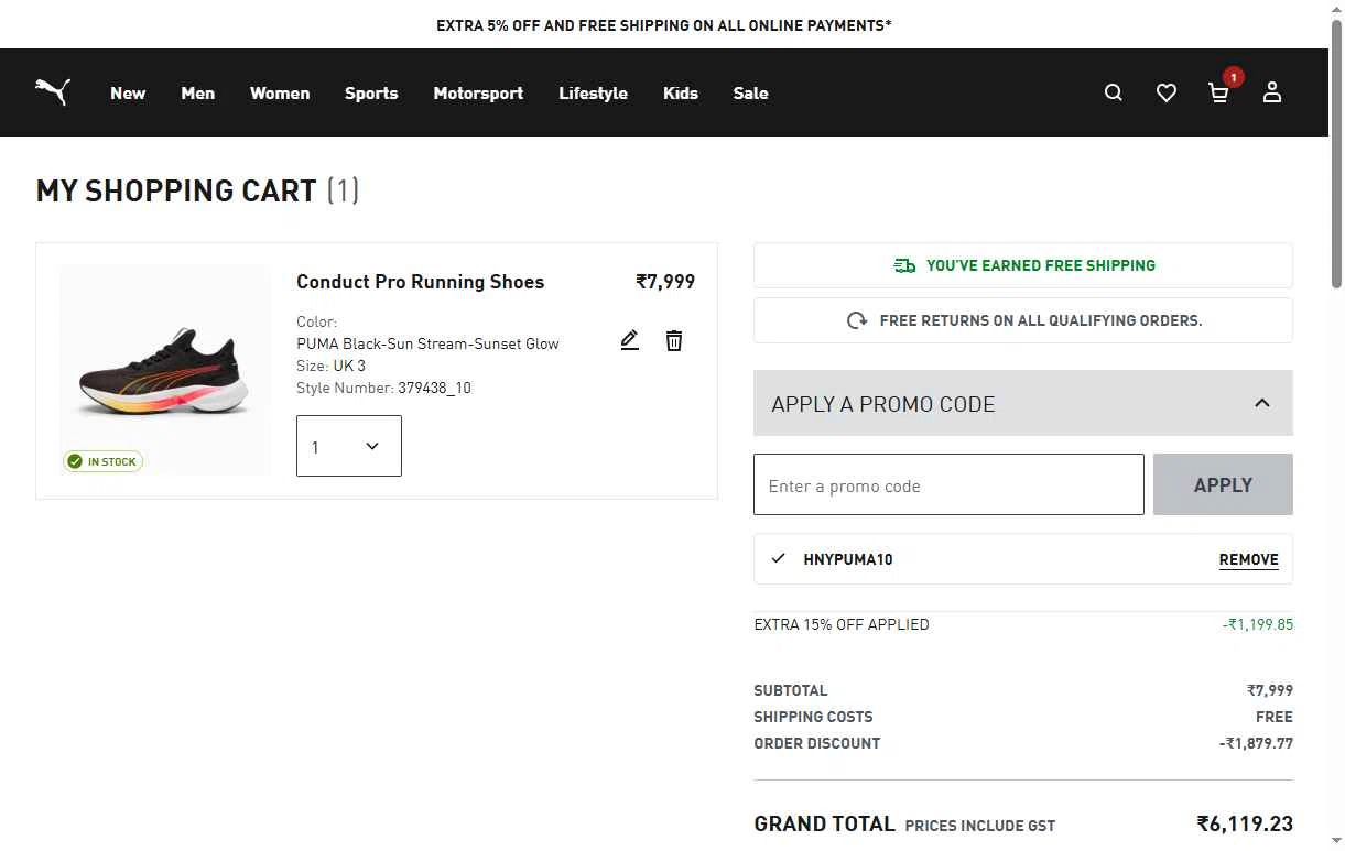 Puma Promo Codes - 30% Off (4 Verified) Nov 2025