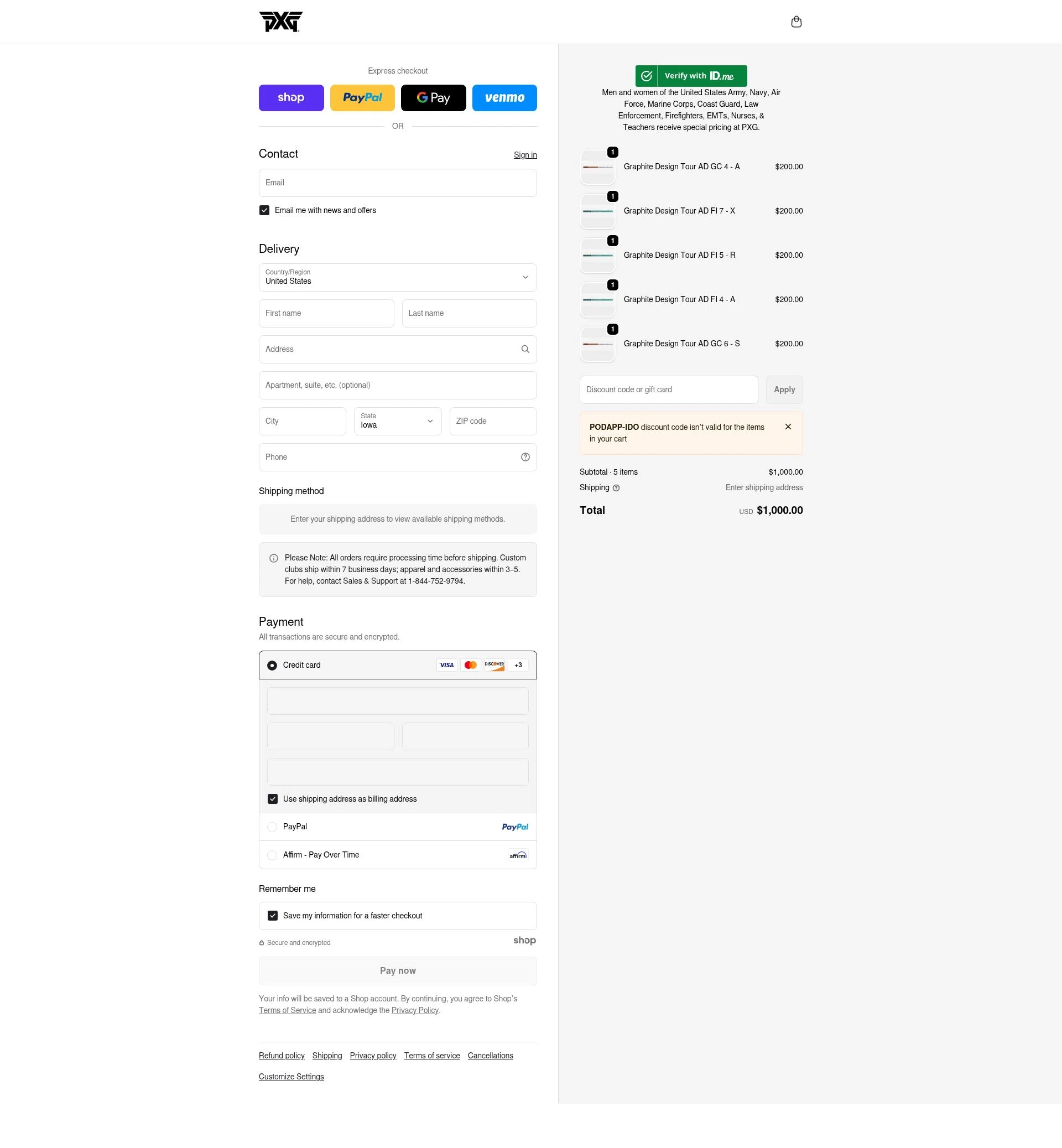 PXG Promo Codes - 10% Off w/Code (2 Verified) Dec 2025