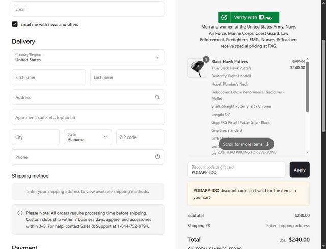 PXG Discount Codes - 10% Off (2 Verified) Aug 2025