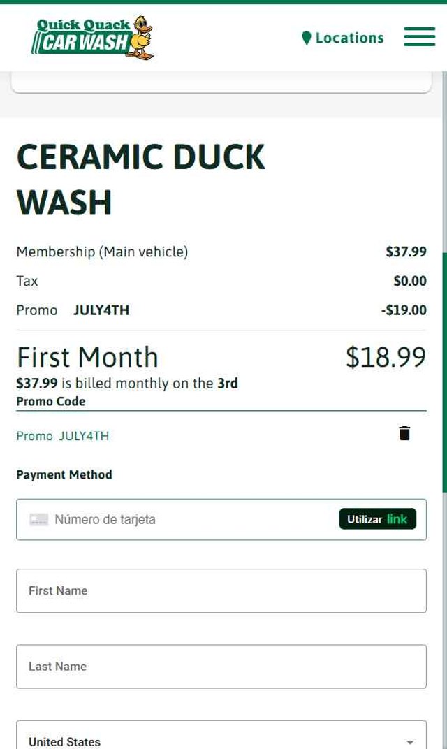 Quick Quack Car Wash Promo Codes - 50% Off Aug 2025