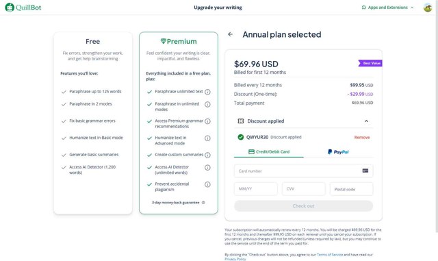 QuillBot Promo Codes (10 Verified) - 30% Off w/Code Jun 2025