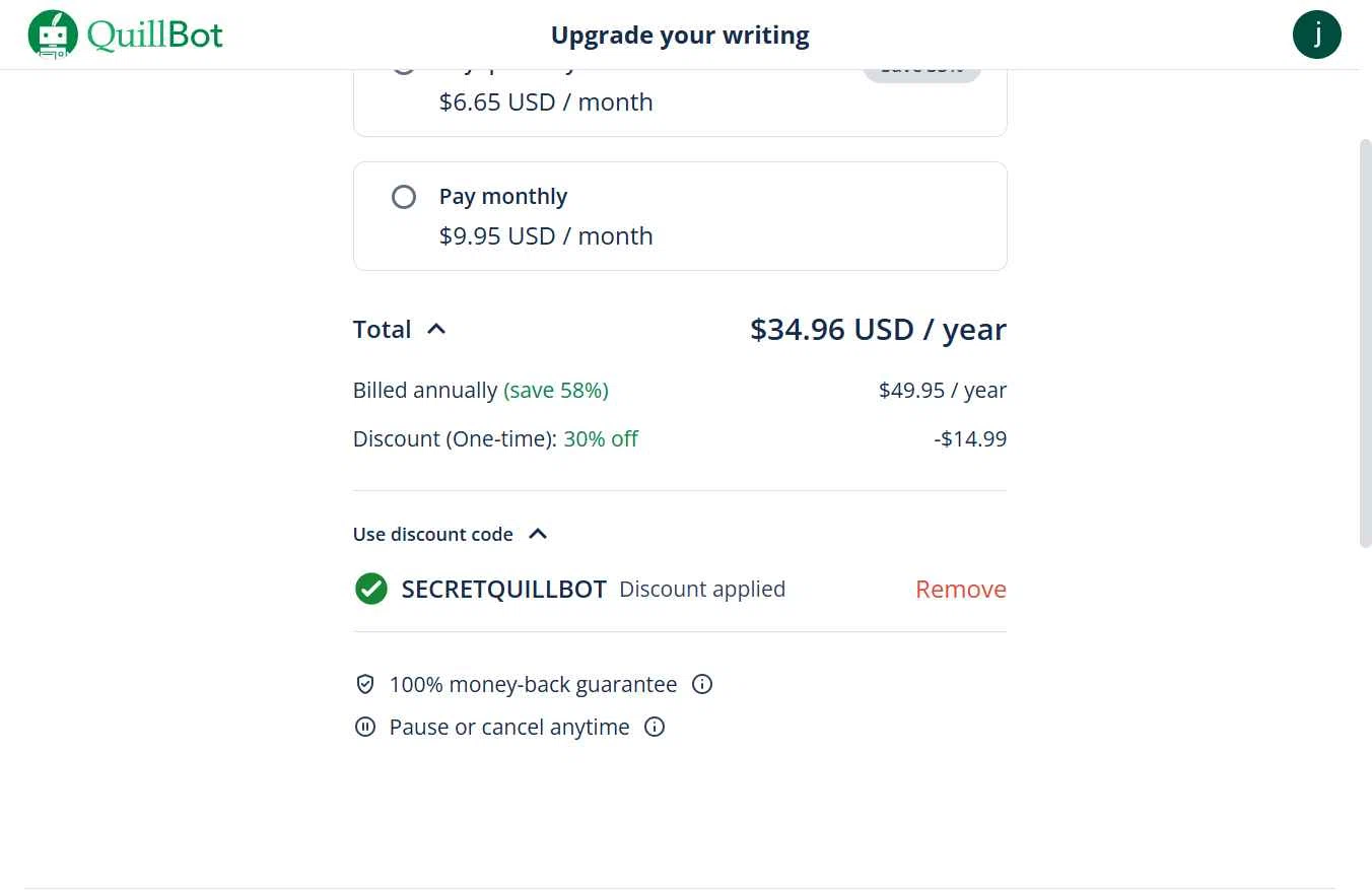 QuillBot Promo Codes - 30% Off (12 Verified) Jan 2026