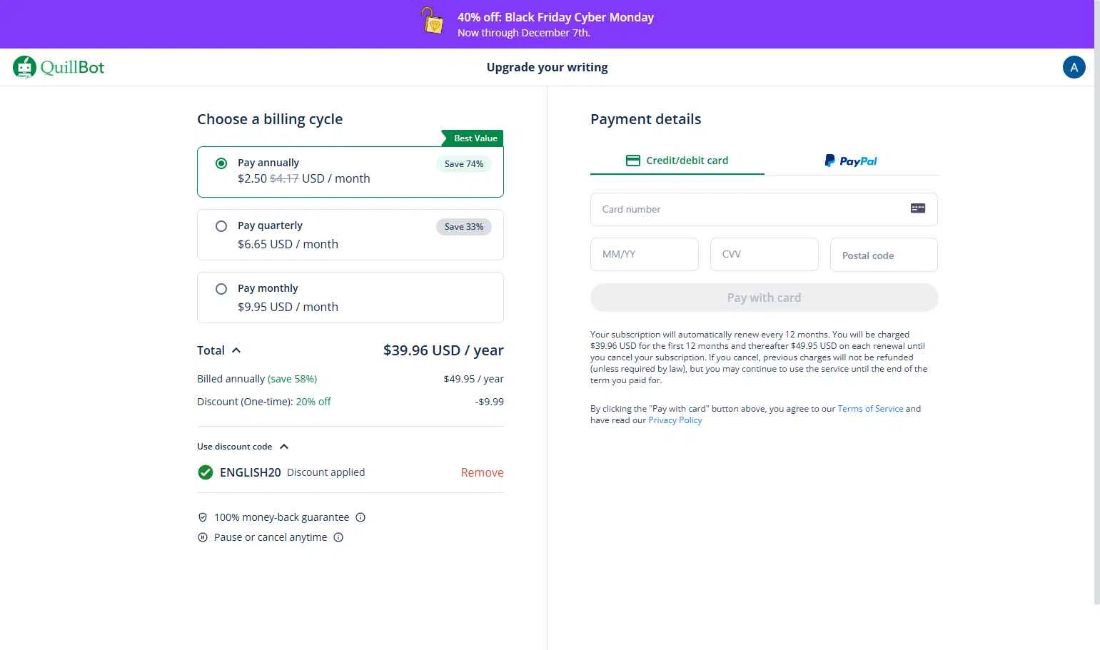 QuillBot Promo Codes - 30% Off (12 Verified) Dec 2025