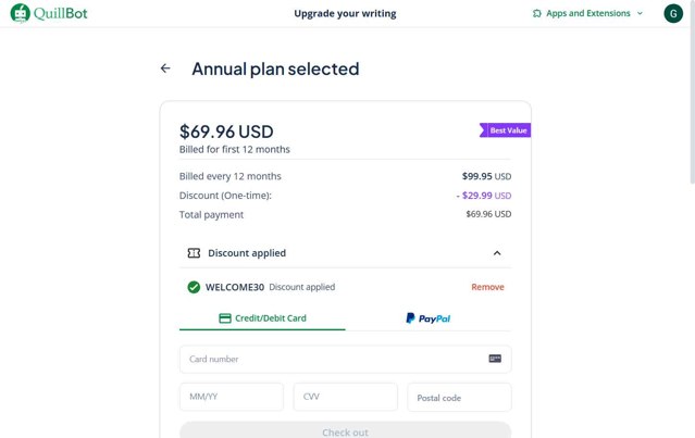 QuillBot Promo Codes (10 Verified) - 30% Off w/Code Jul 2025