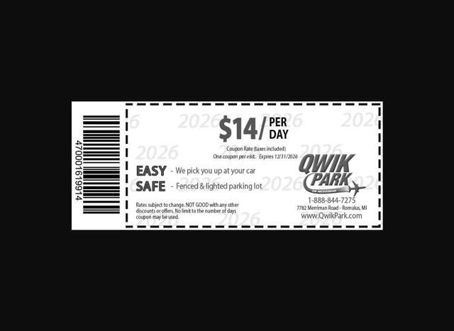 Qwik Park Promo Codes - $12 Off Coupons Oct 2025